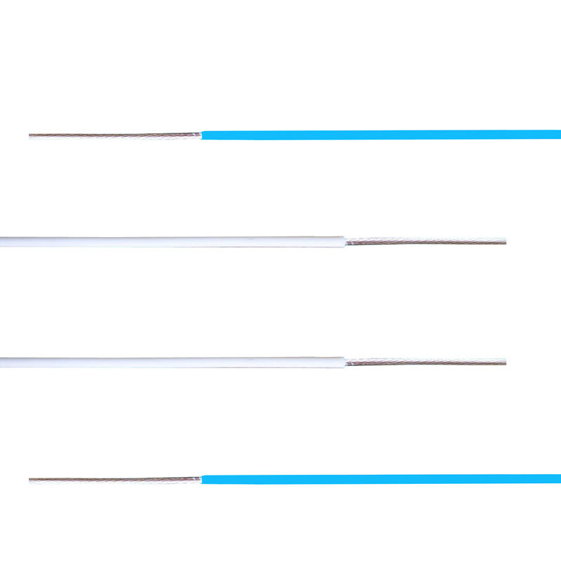 250 Degree PFA Coated Wire Silver Plated Copper Cable Single Core 600V