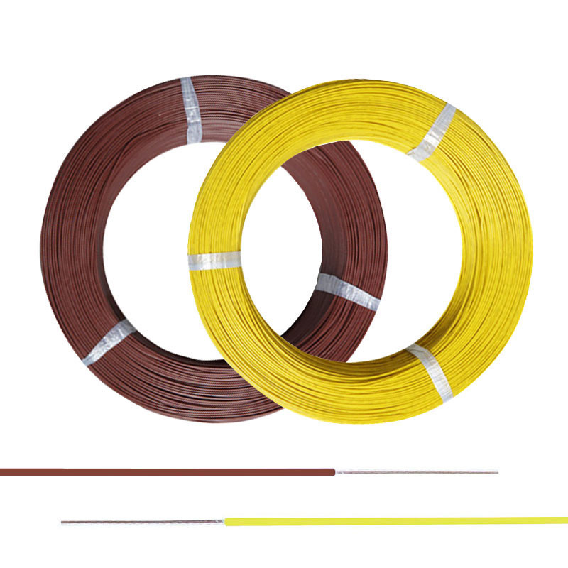 FEP 24 Gauge Solid Core Wire Silver Plated High Voltage