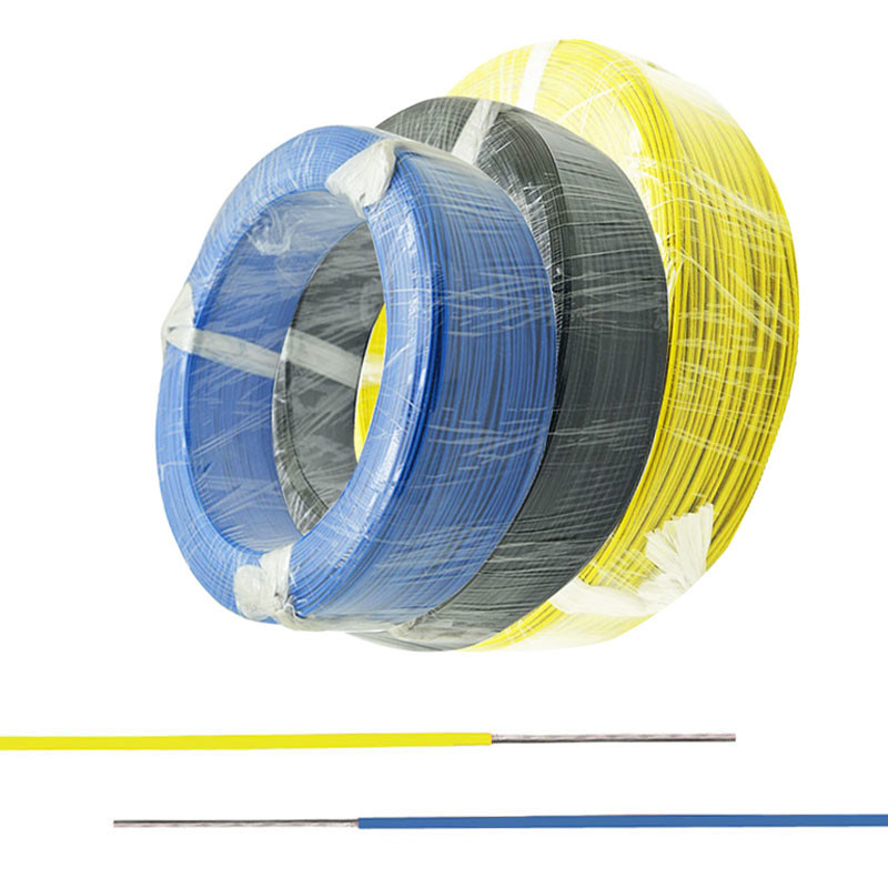 250C Electrical PFA Insulated Wires Single Core Copper Wire Silver Plated