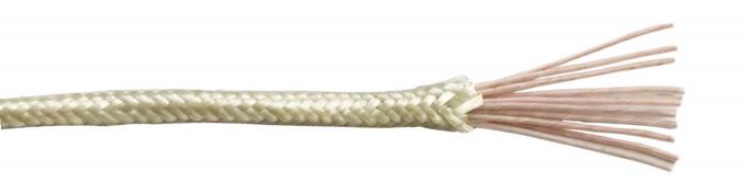 PTFE high temperature Insulated Fiberglass Braided Wire Heat Resistant